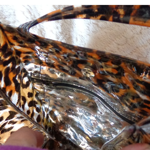 Urban Outfitters | Bags | Plastic Leopard Print Purse | Poshmark